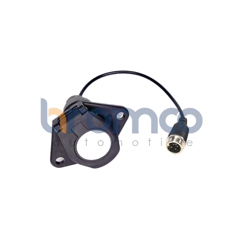 7 PIN CCTV TRAILER SOCKET TO 4 PIN AV CAMERA CABLE